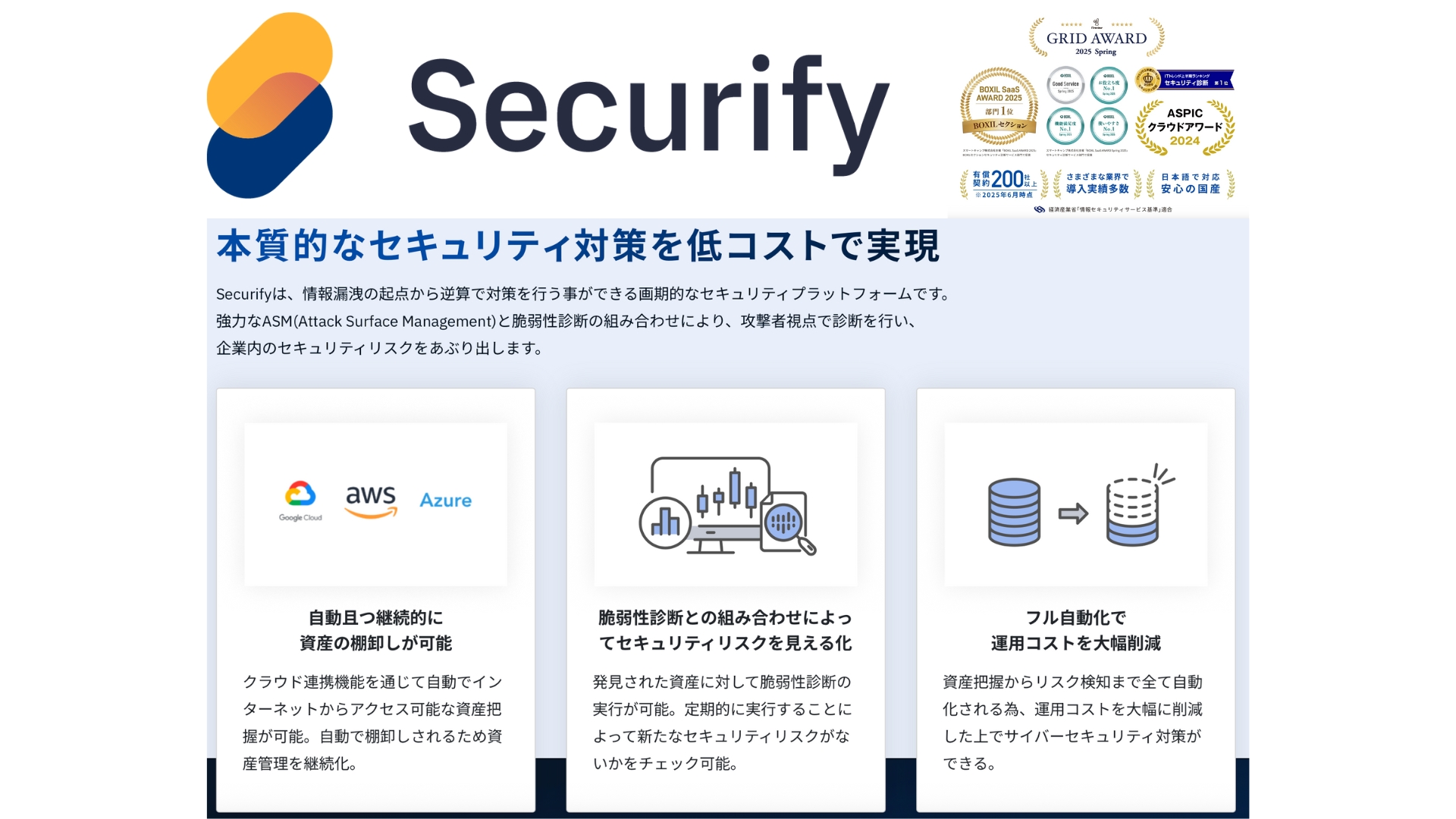 Securify Webアプリケーション診断 - NEXTシステムズ